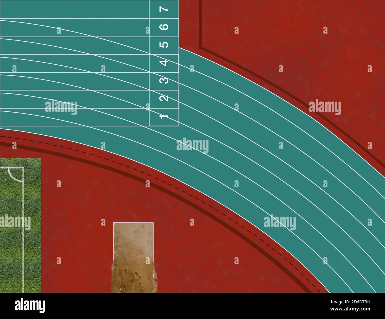 Running Track Diagram