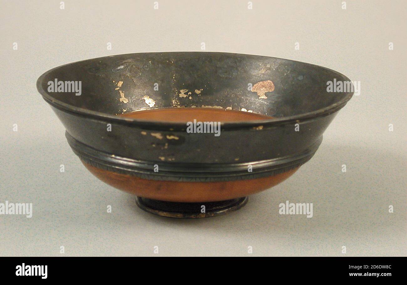 Mazer Bowl, British, early 20th century (original dated ca. 1450 Stock ...