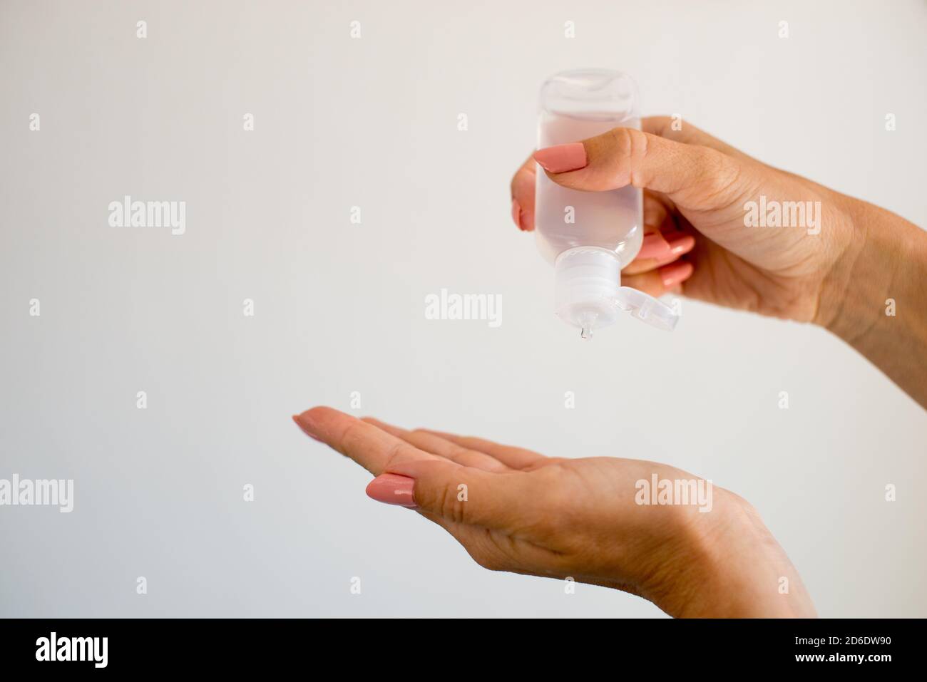 Hand sanitizer alcohol gel rub clean hands hygiene prevention of ...