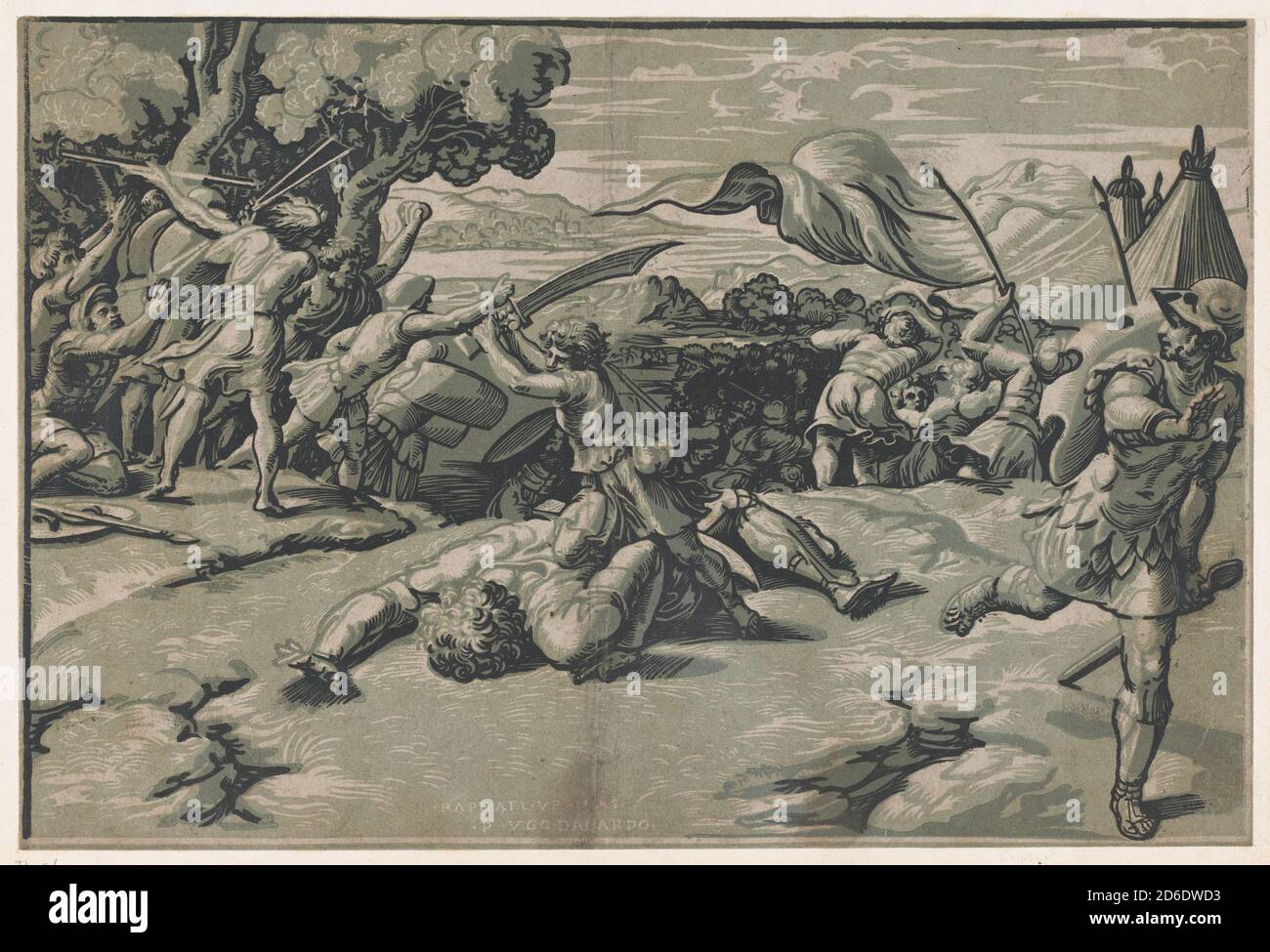 David and Goliath, ca. 1520-27 Stock Photo - Alamy