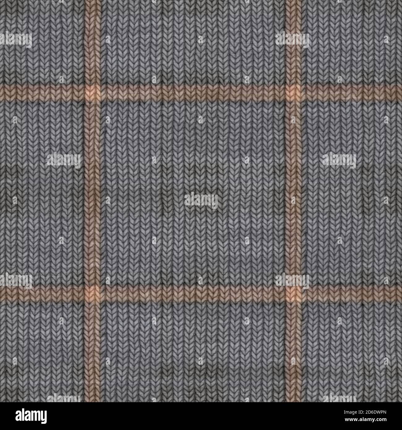 Knit wool plaid background pattern. Traditional warm checkered handmade ...