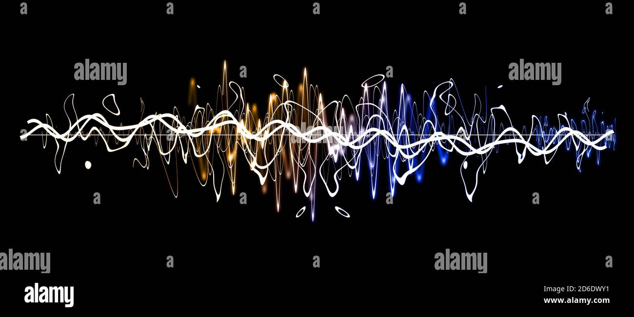 Visual neon soundwave concept 3d hi-res stock photography and images ...