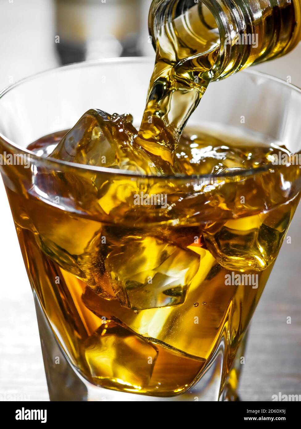 Whisky being poured glass hi-res stock photography and images - Alamy