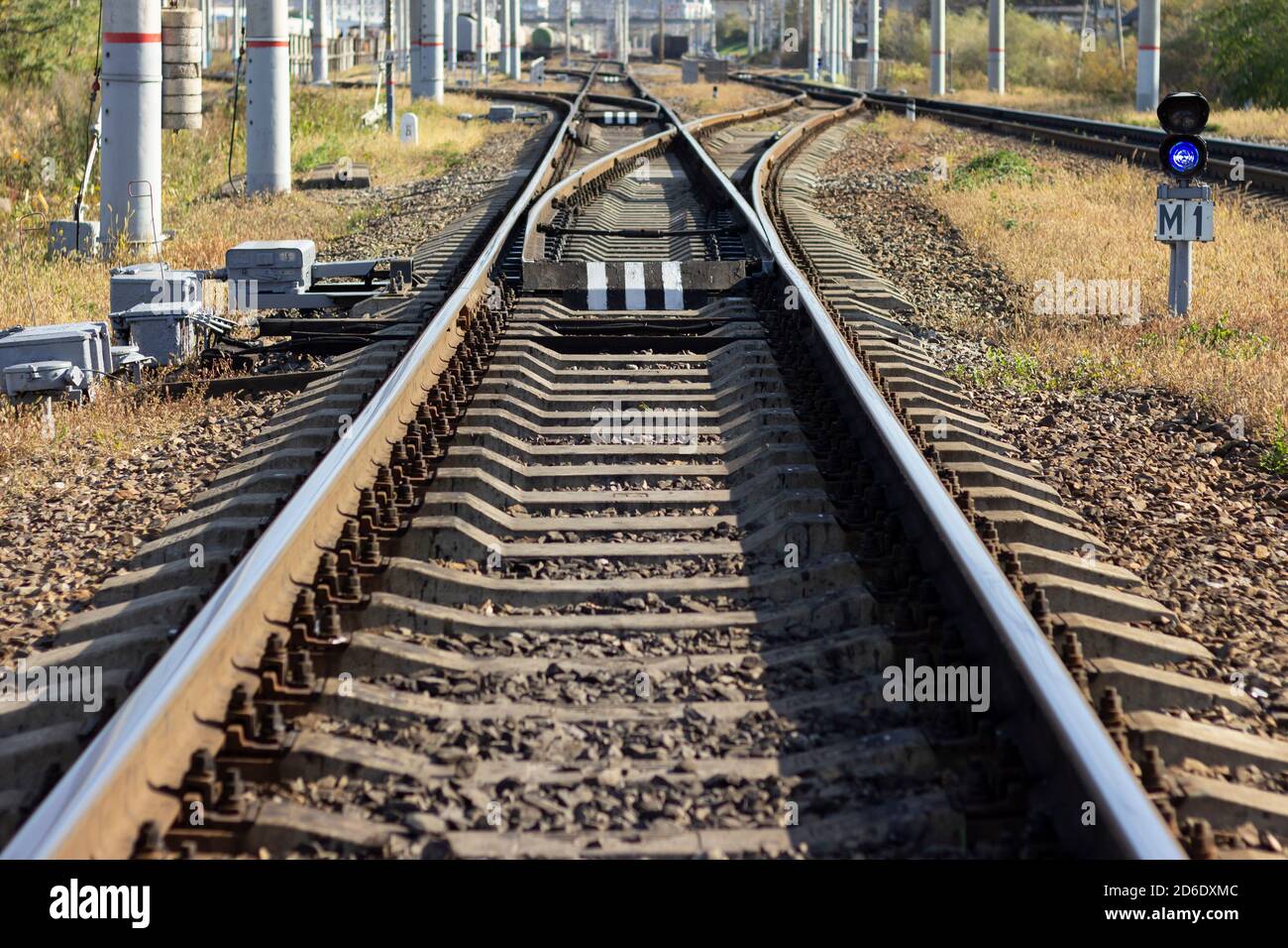 Rail road distance hi-res stock photography and images - Alamy