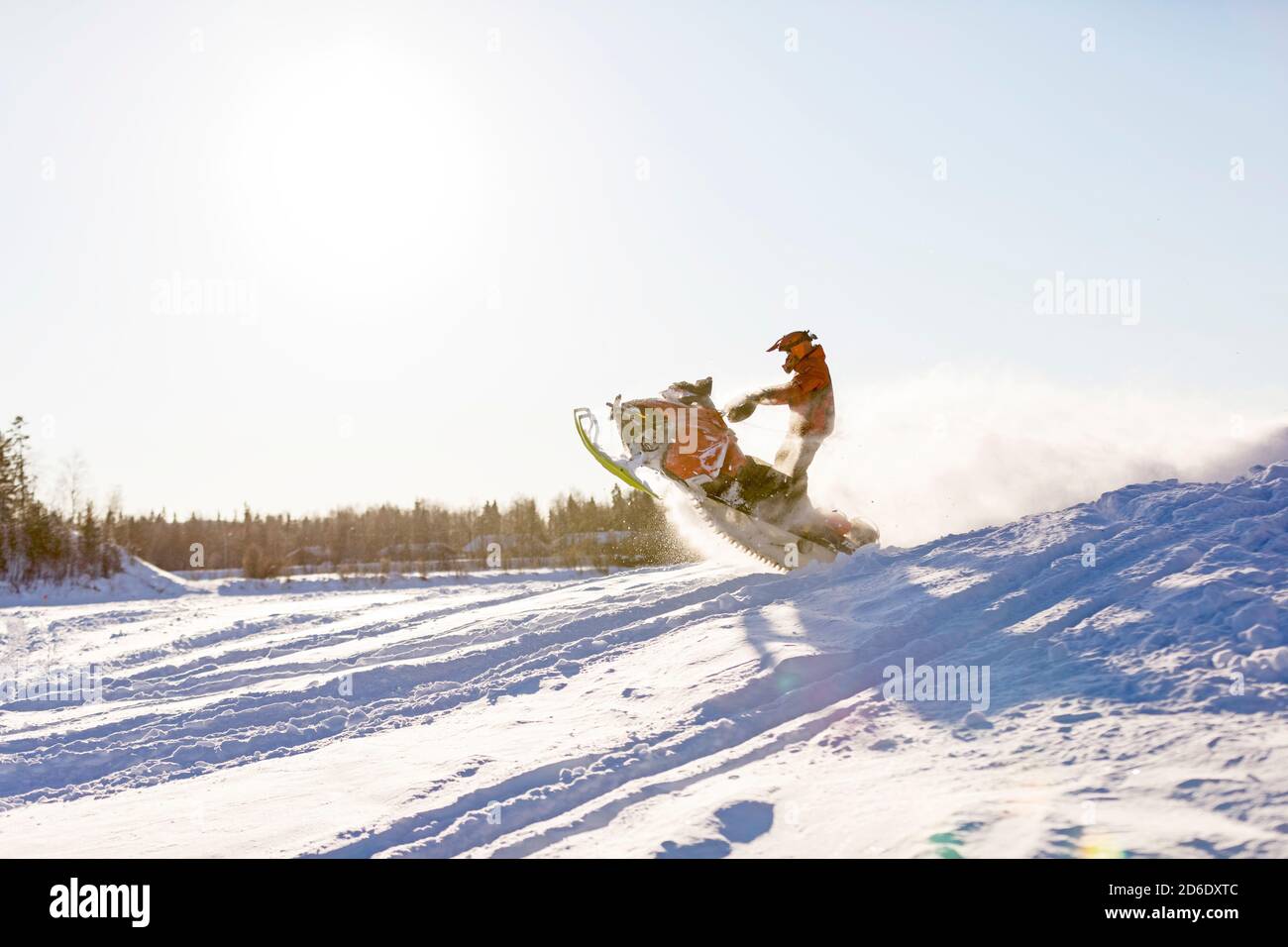 Powerful snowmobiles hi-res stock photography and images - Alamy