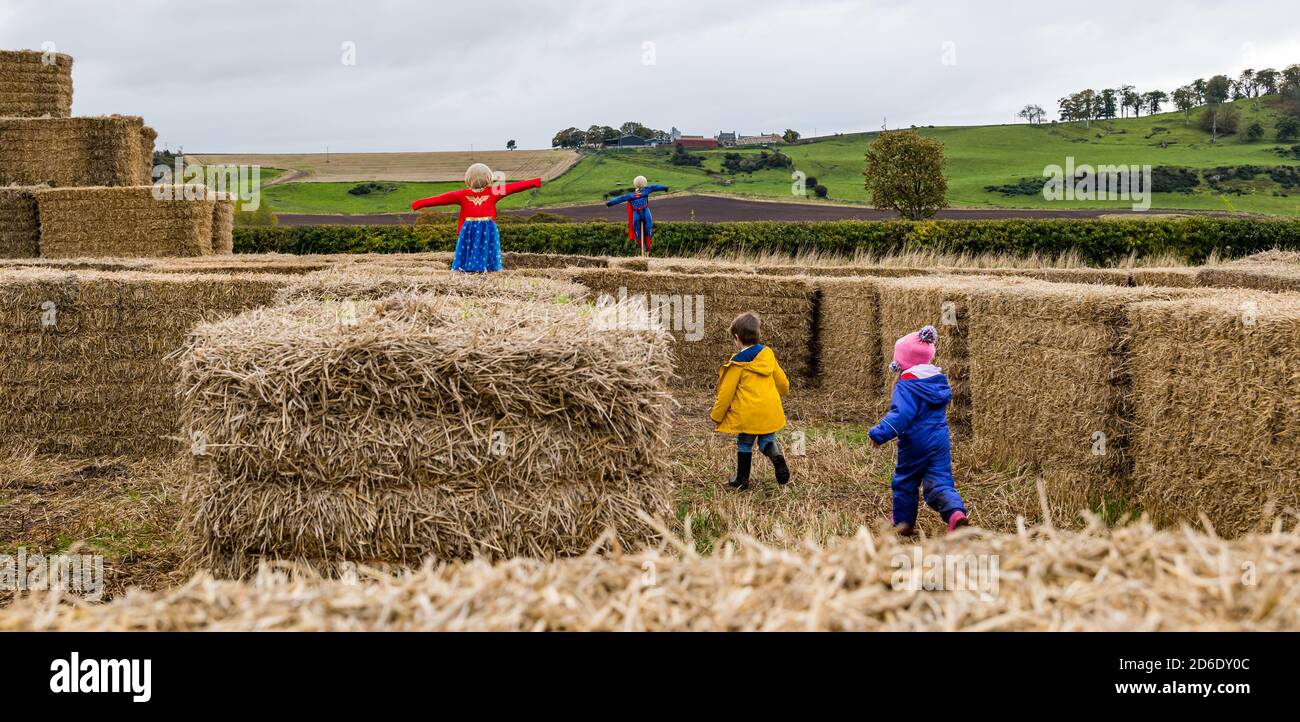 Hay bale maze hi-res stock photography and images - Alamy