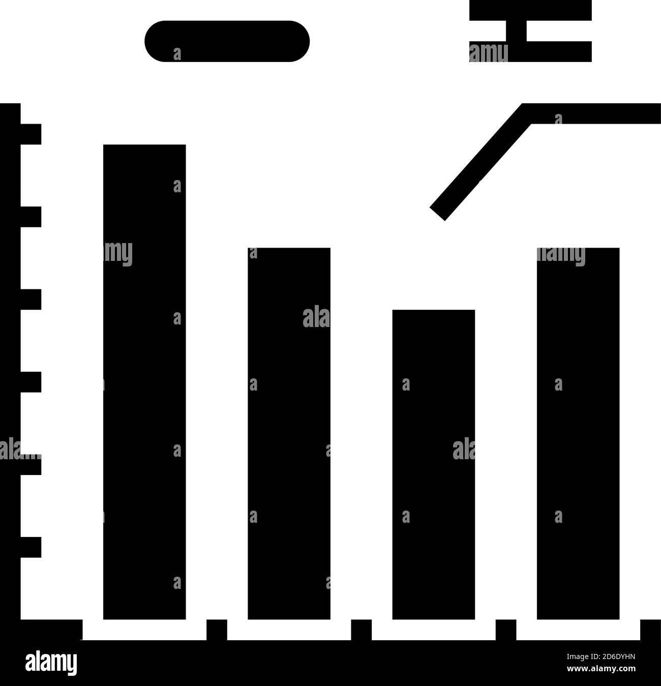 infographic work process glyph icon vector illustration Stock Vector ...