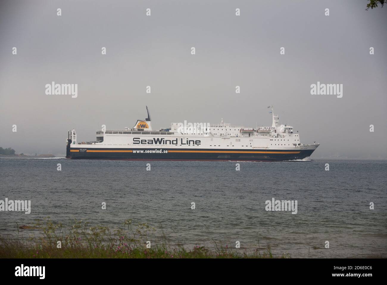 SEA WIND FERRY dedicated to cargo betwen Stockholm and Turkku.Sea wind ...