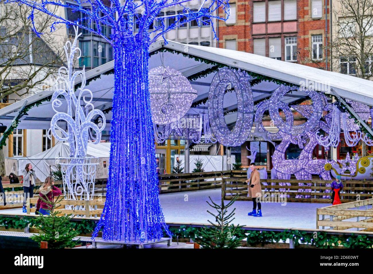 Christmas at Place Guillaume II, Luxembourg City, Grand Duchy of ...