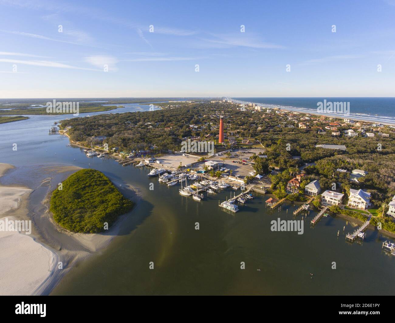 Ponce de Leon Inlet Lighthouse is a National Historic Landmark in town ...