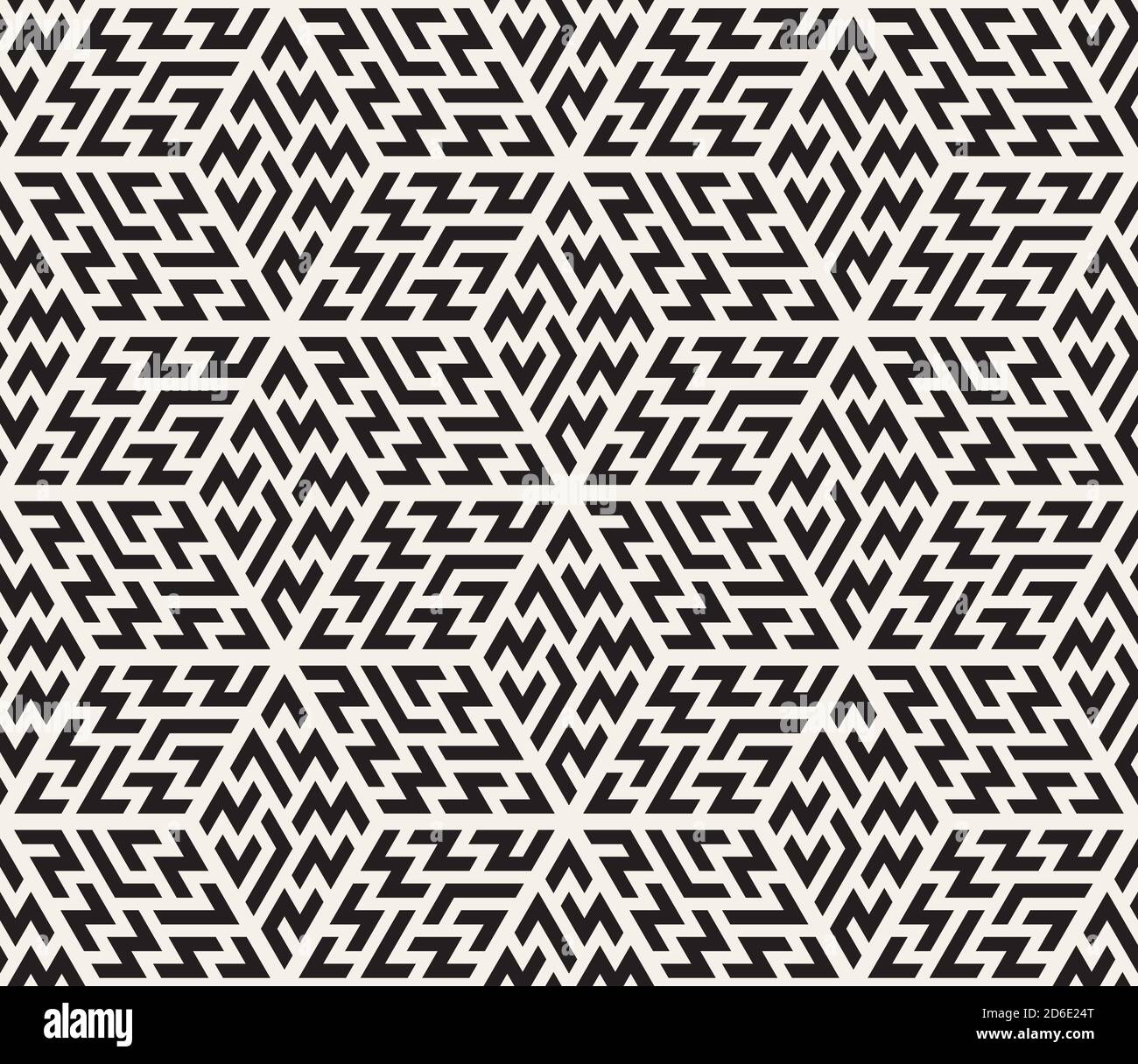 Vector Seamless Pattern Repeating Geometric Lines Abstract Lattice