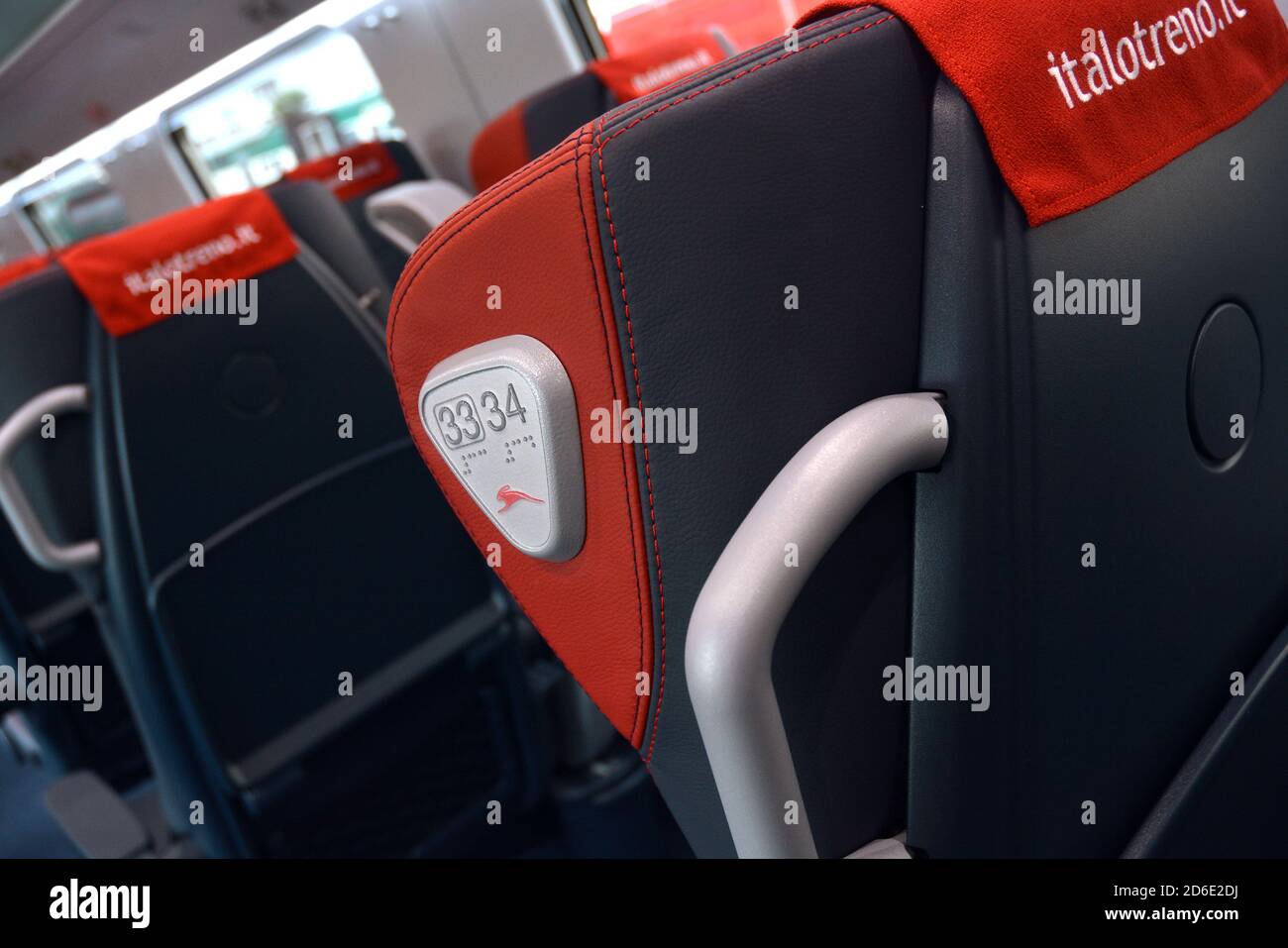 Milan, Italy-10/03/2017- inauguration of the new high-speed train of ...