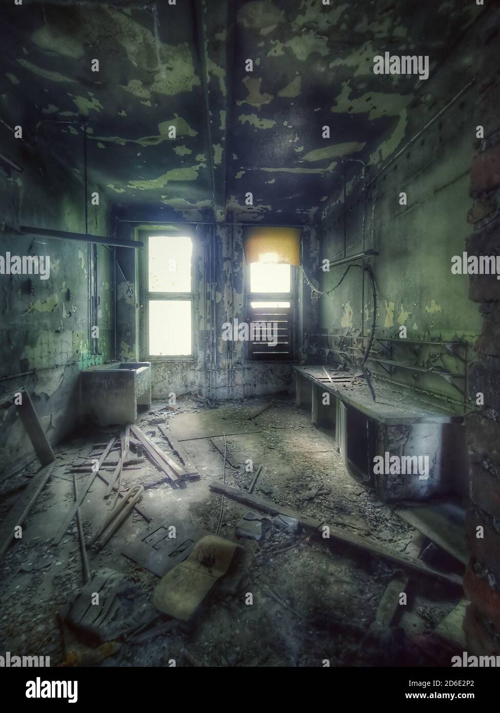 Lost Place, old abandoned laboratory Stock Photo - Alamy