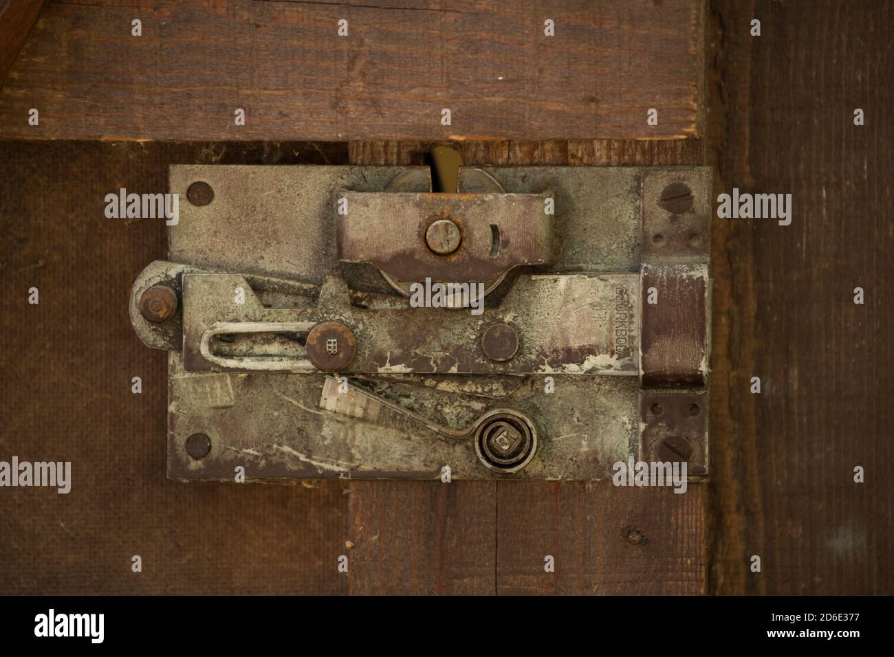 Old lock mechanism hi-res stock photography and images - Alamy