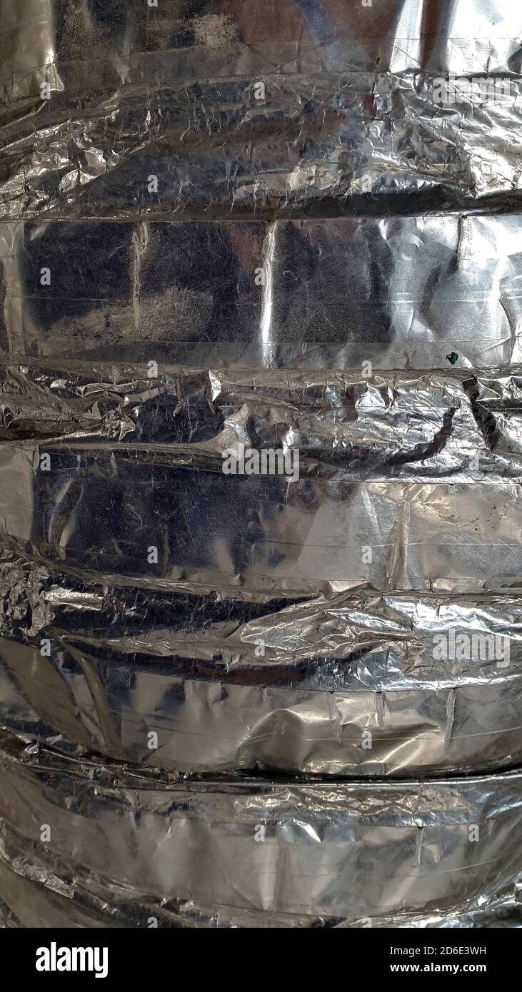 Crumpled foil. Background of crumpled foil. Creative background Stock ...