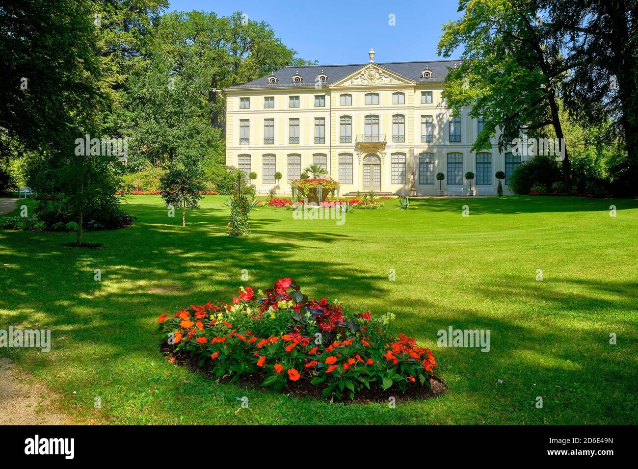 Summer palace in the park of Greiz, Thuringia, Germany Stock Photo - Alamy