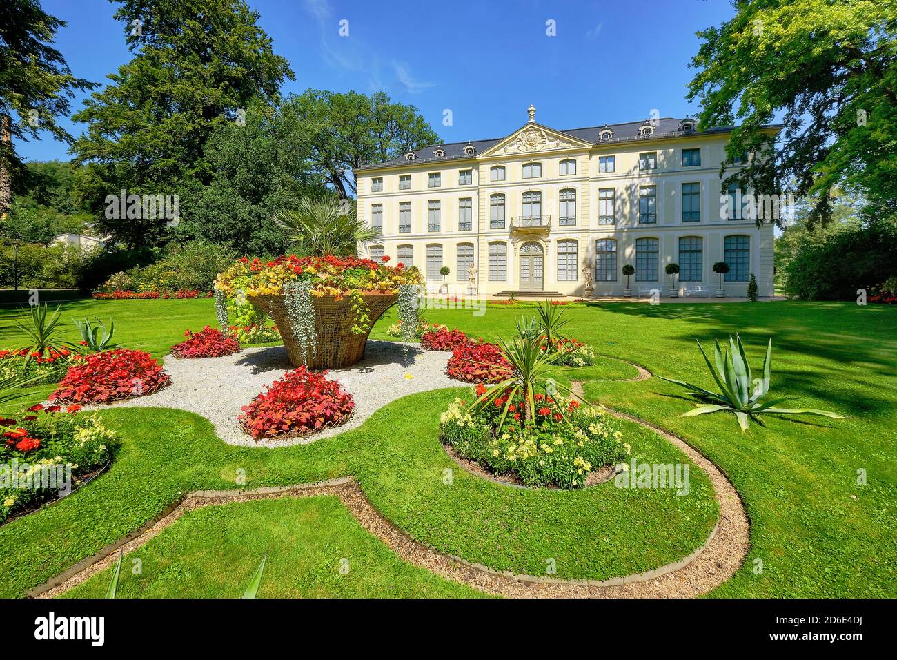 Summer palace in the park of Greiz, Thuringia, Germany Stock Photo - Alamy