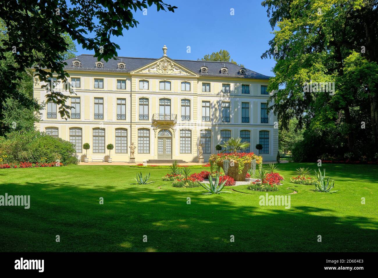 Summer palace in the park of Greiz, Thuringia, Germany Stock Photo - Alamy