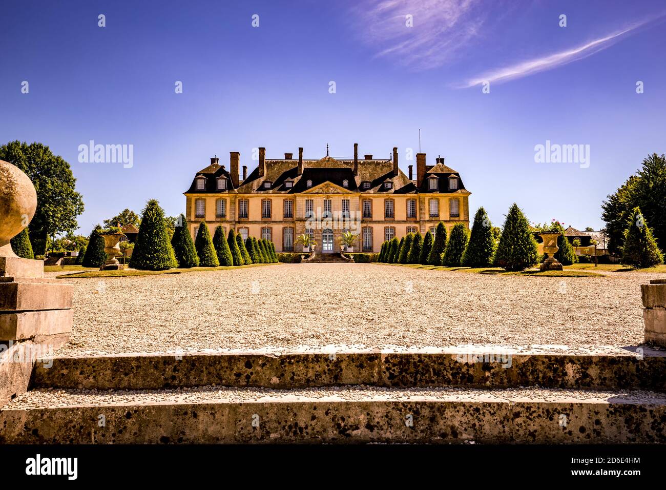 LA MOTTE TILLY, FRANCE, AUGUST 07, 2016 : exteriors and gardens of La ...