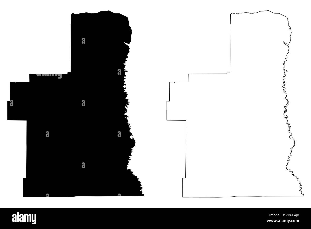 Petroleum county map Black and White Stock Photos & Images - Alamy