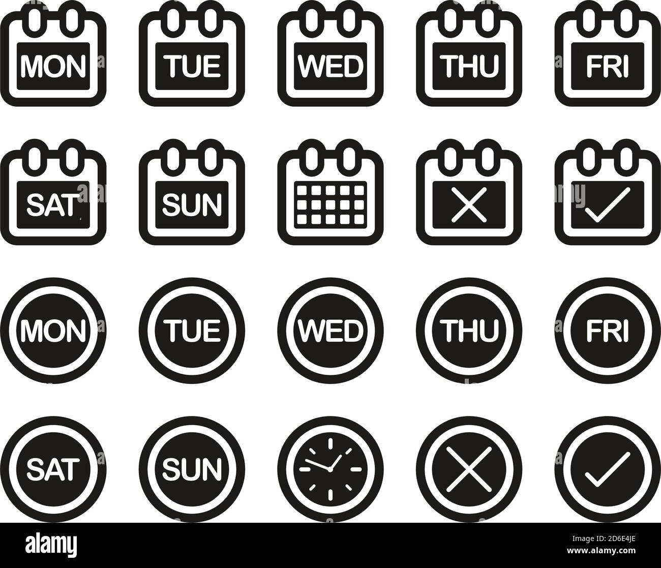Days Of The Week Icons