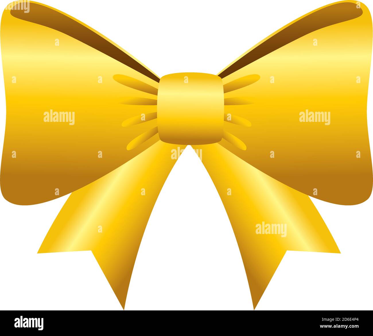 Gold gift bowtie design hi-res stock photography and images - Alamy
