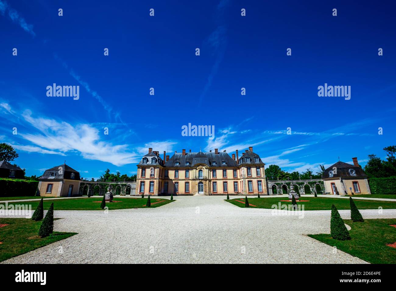 LA MOTTE TILLY, FRANCE, AUGUST 07, 2016 : exteriors and gardens of La ...