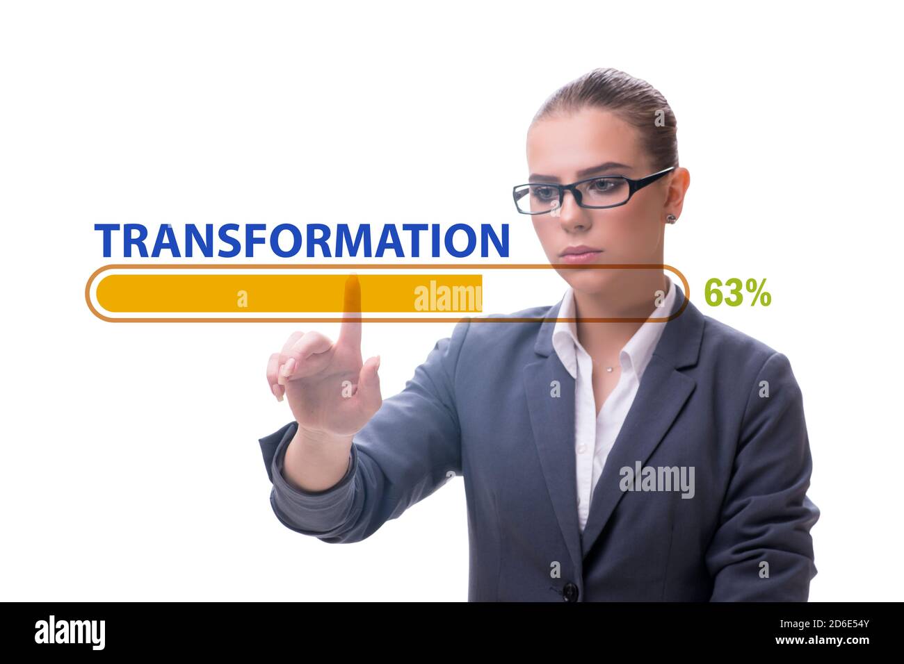 Concept of the corporate business transformation Stock Photo - Alamy