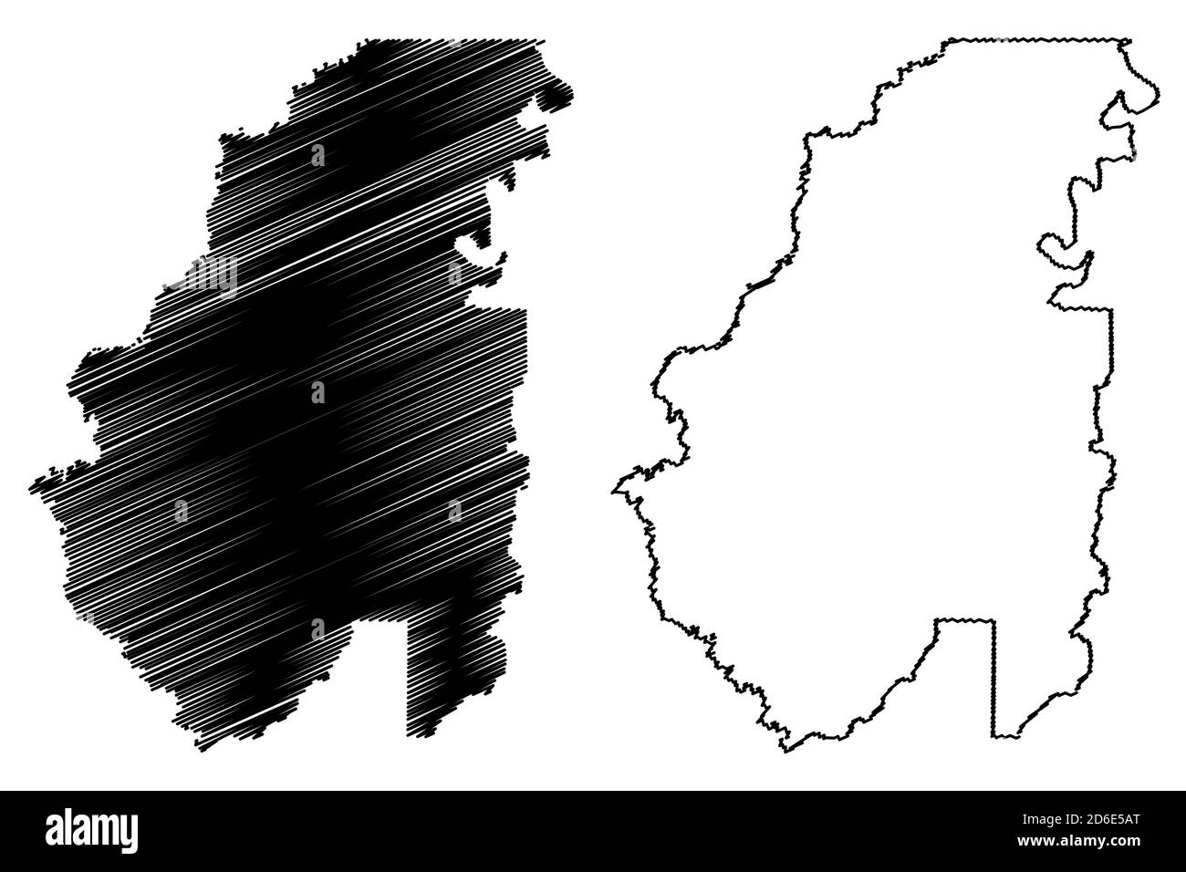 Franklin louisiana map hi-res stock photography and images - Alamy