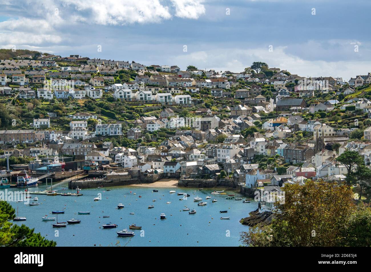 Fowey village cornish coast hi-res stock photography and images - Alamy