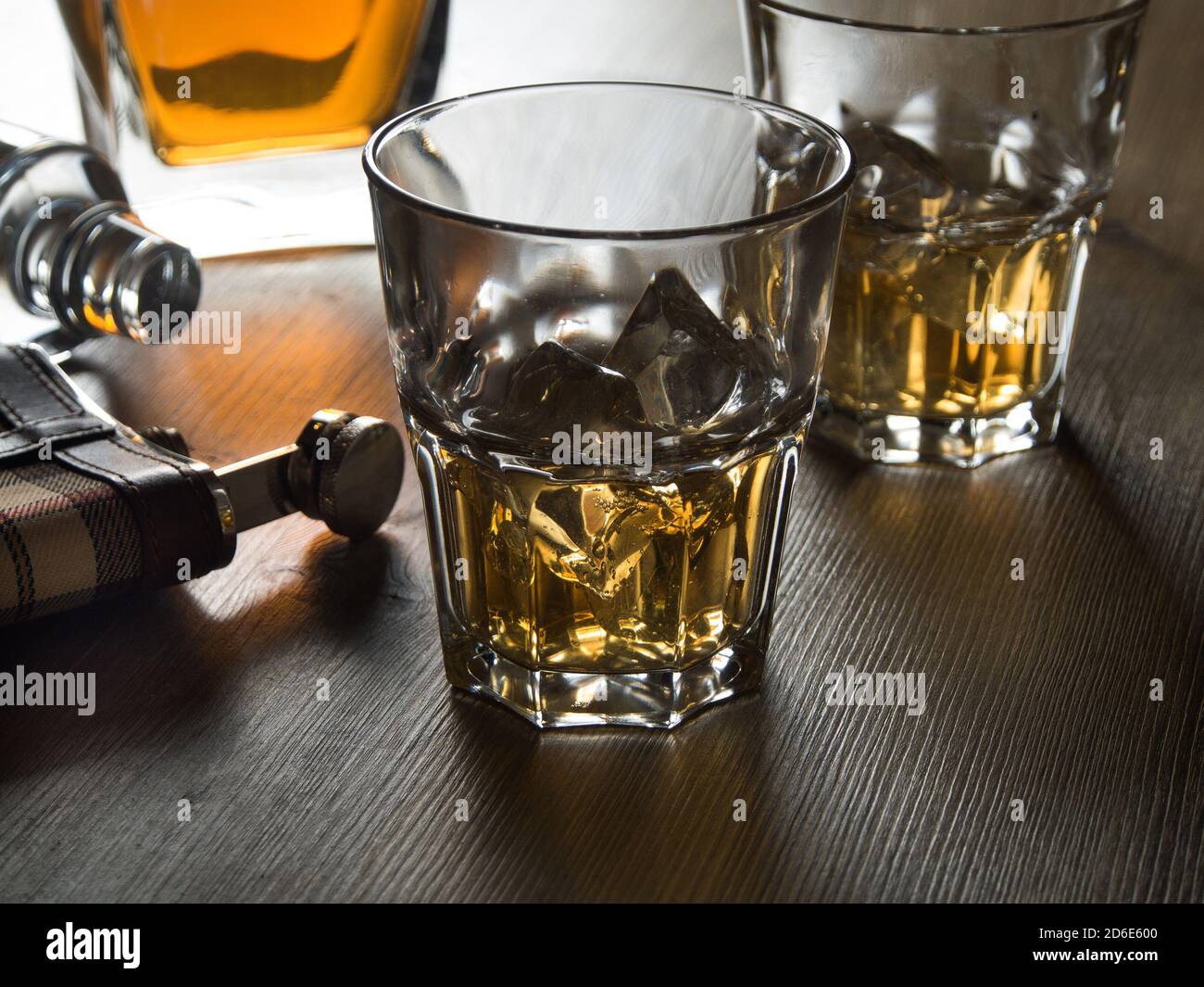 Two brandy glasses decanter on hi-res stock photography and images - Alamy