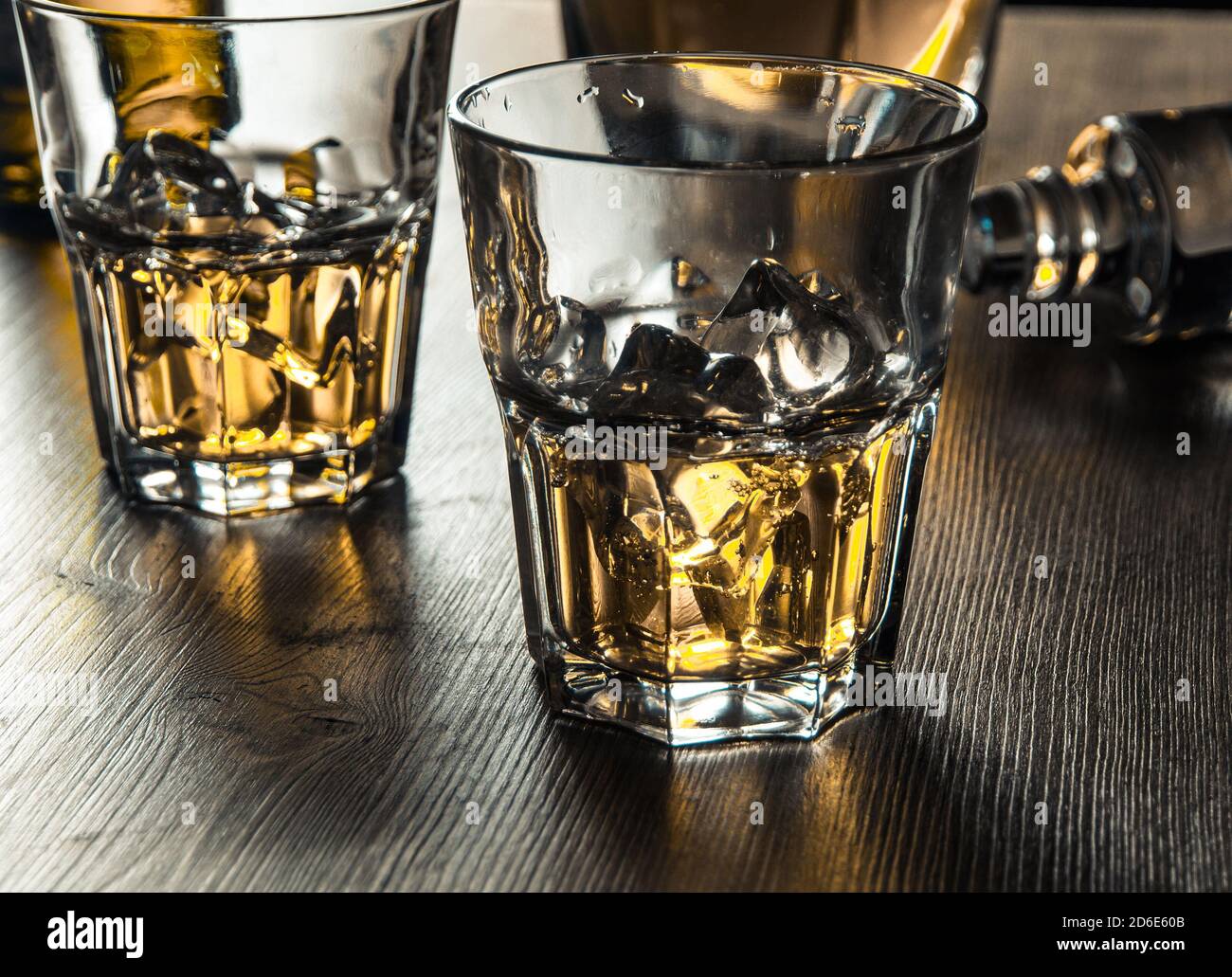 Two brandy glasses decanter on hi-res stock photography and images - Alamy