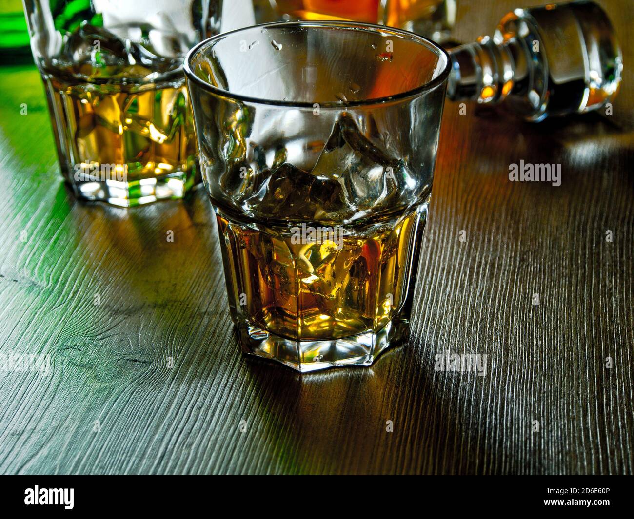 Two brandy glasses decanter on hi-res stock photography and images - Alamy