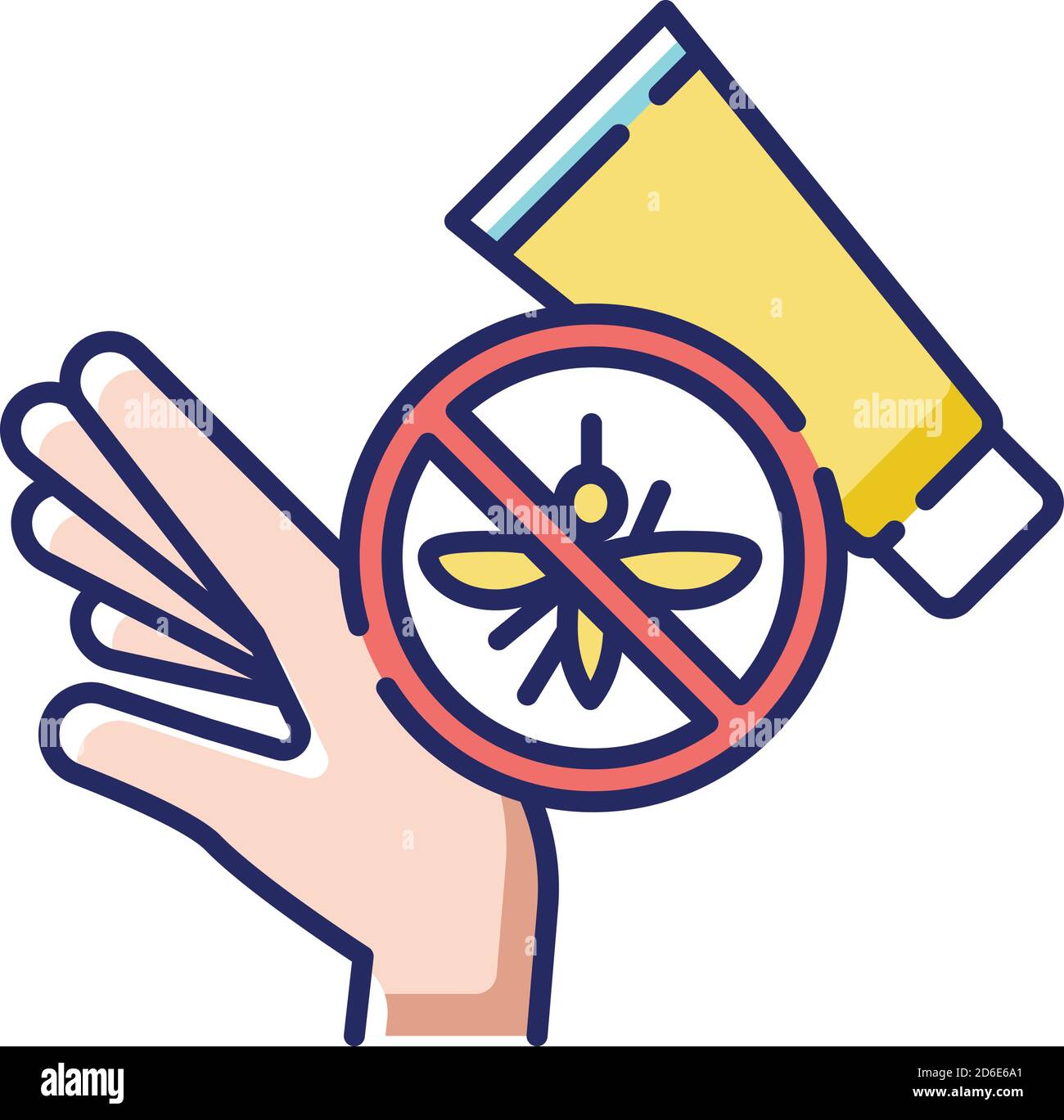 Medical mosquito bites Stock Vector Images - Alamy