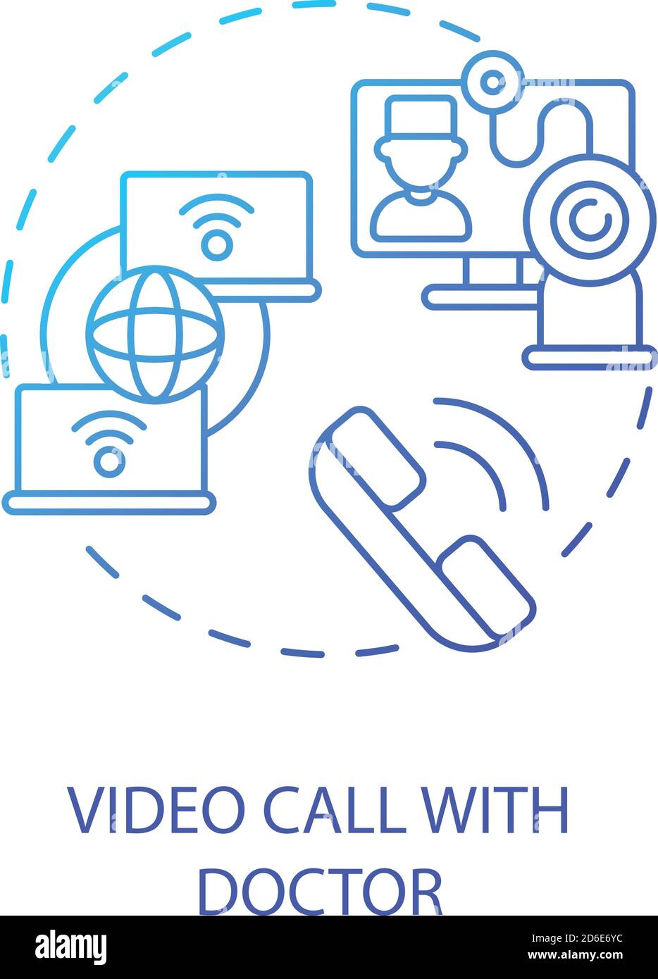 Doctor telehealth Cut Out Stock Images & Pictures - Alamy