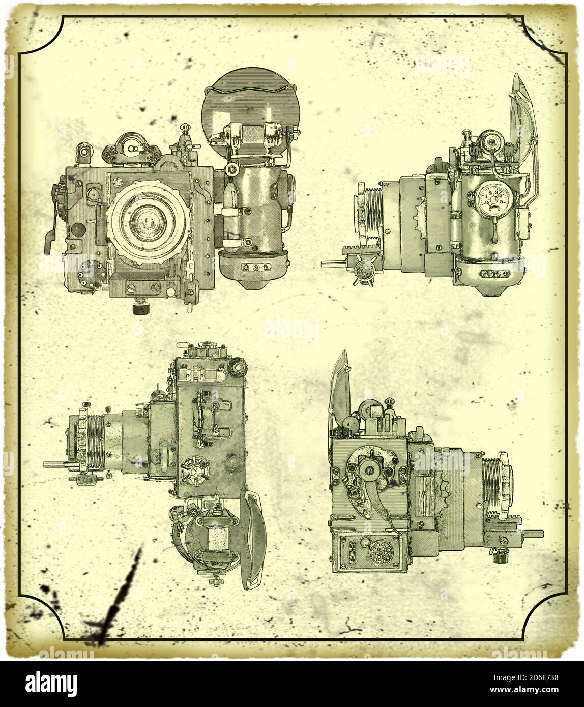Victorian camera engraving hi-res stock photography and images - Alamy