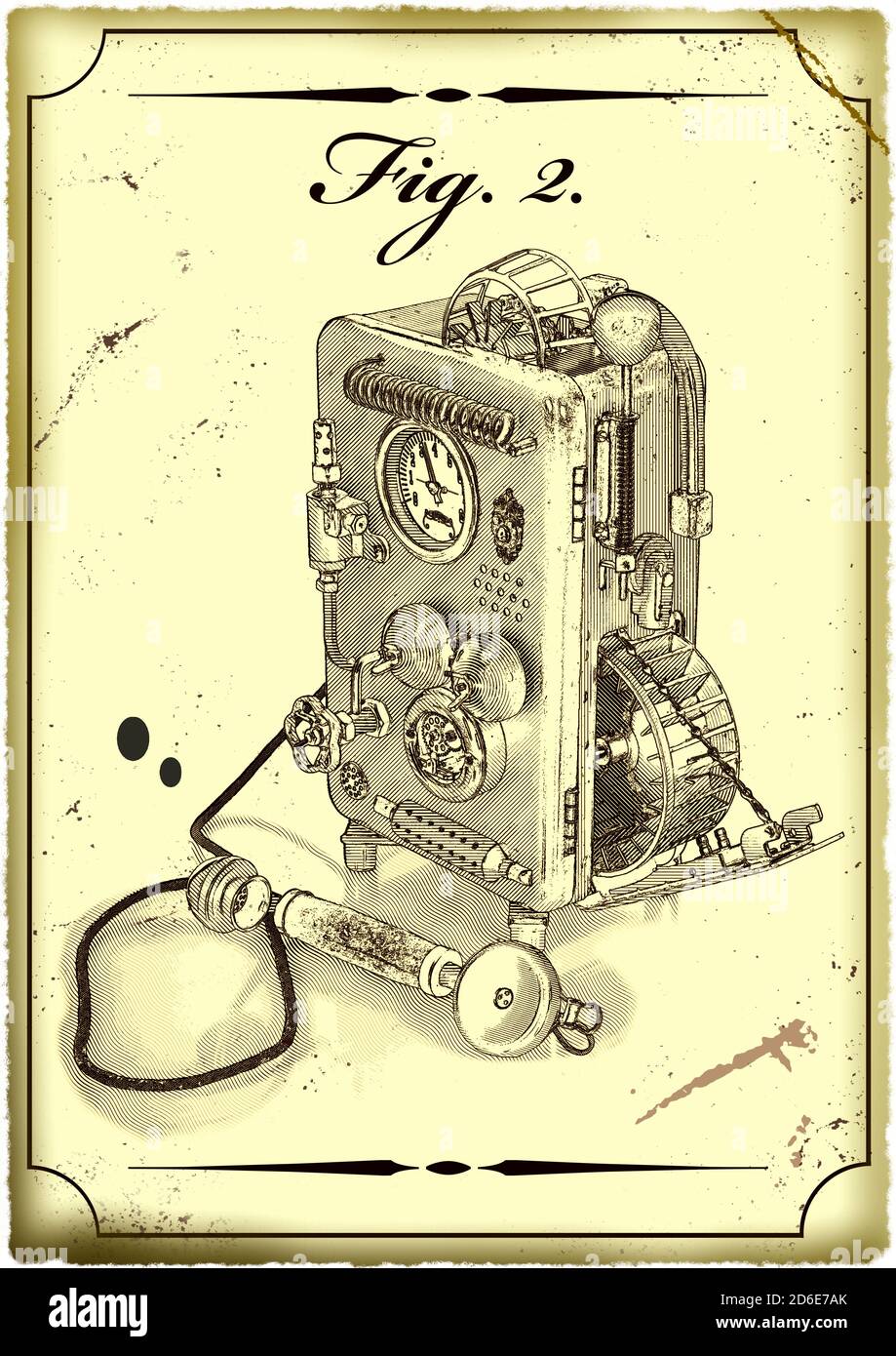 Modern Figure, made in the style of engraving, in digital format Stock ...