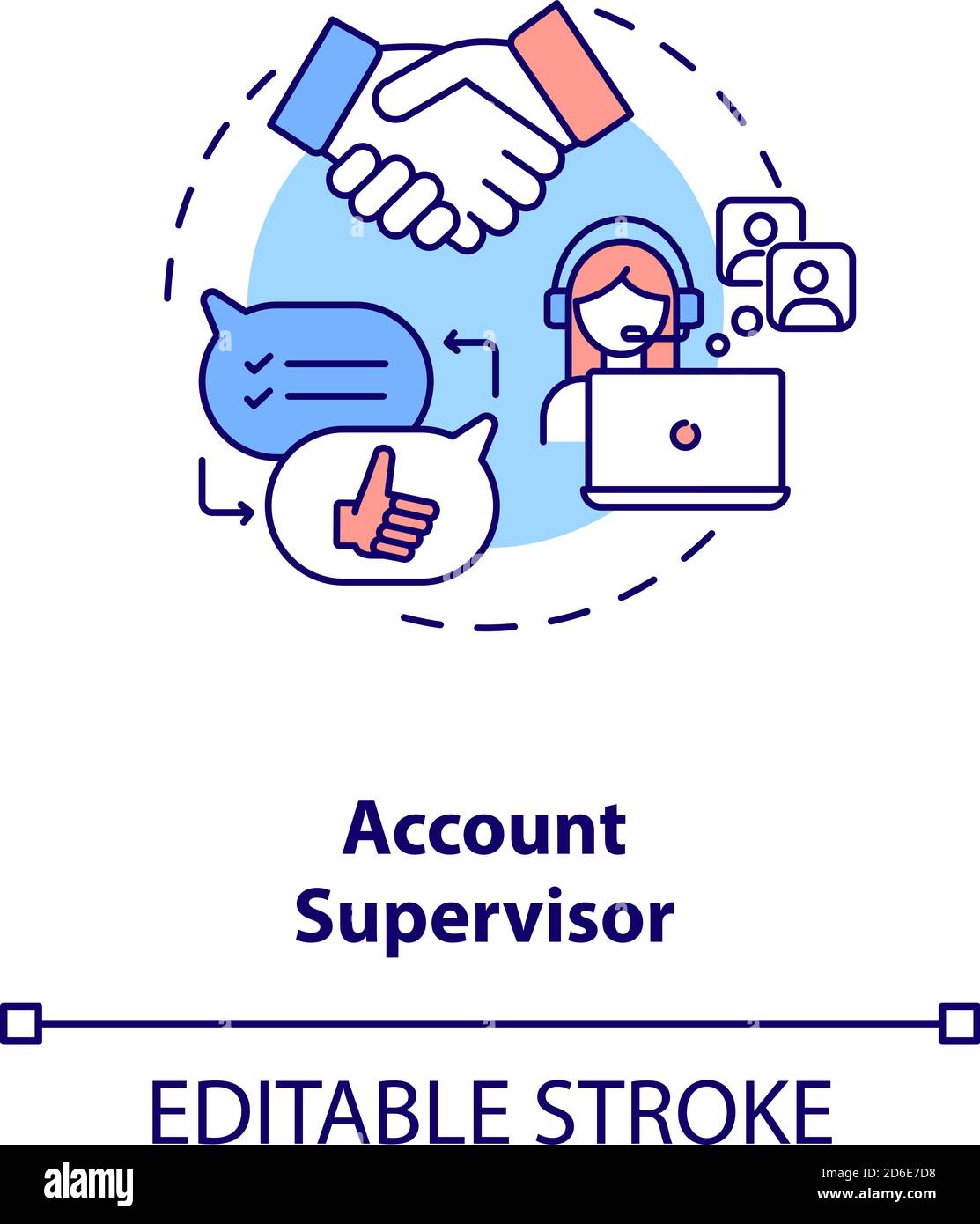 Customer supervisor Stock Vector Images - Alamy