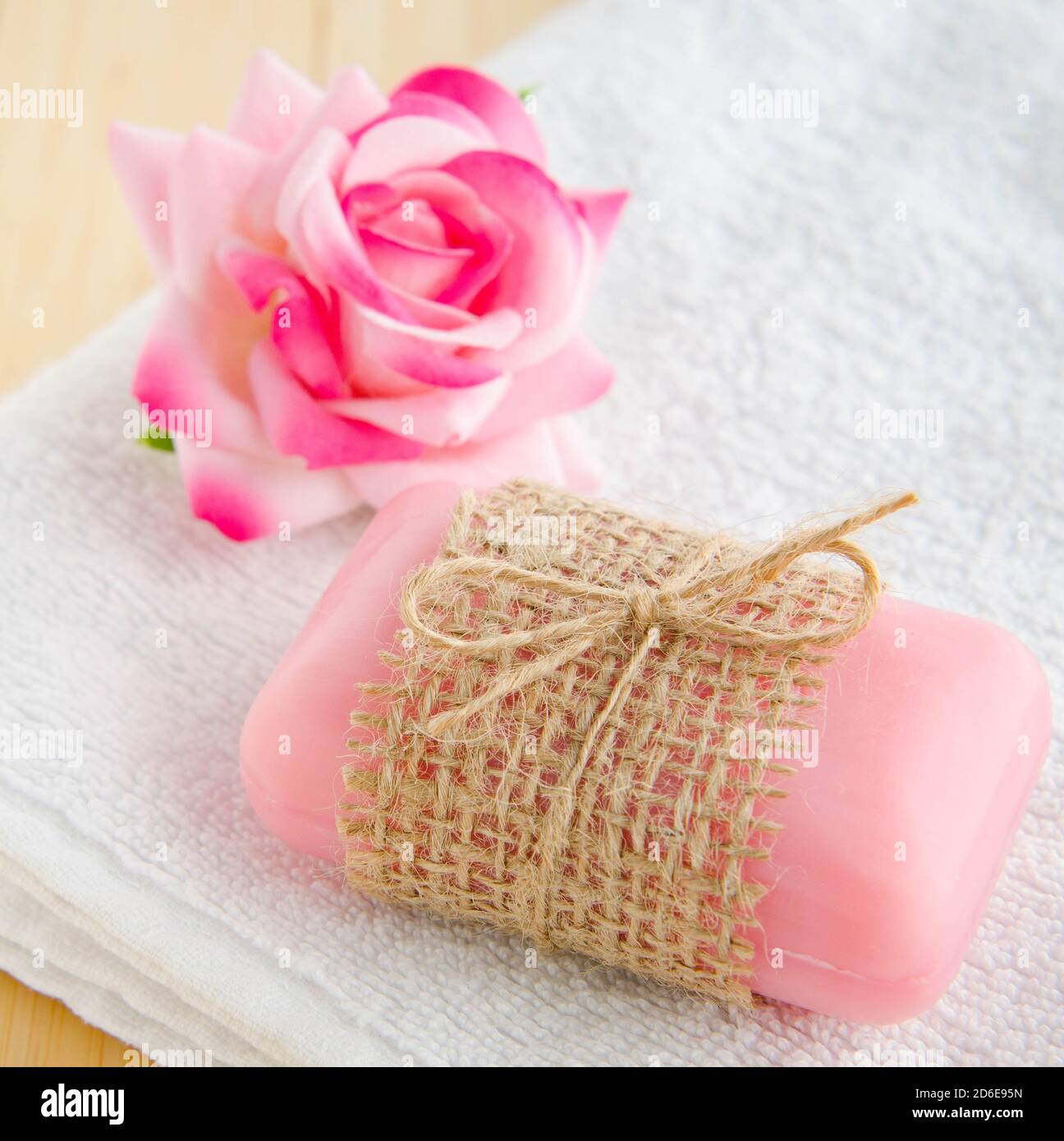The healthy lifestyle concept with aromatic soaps Stock Photo - Alamy
