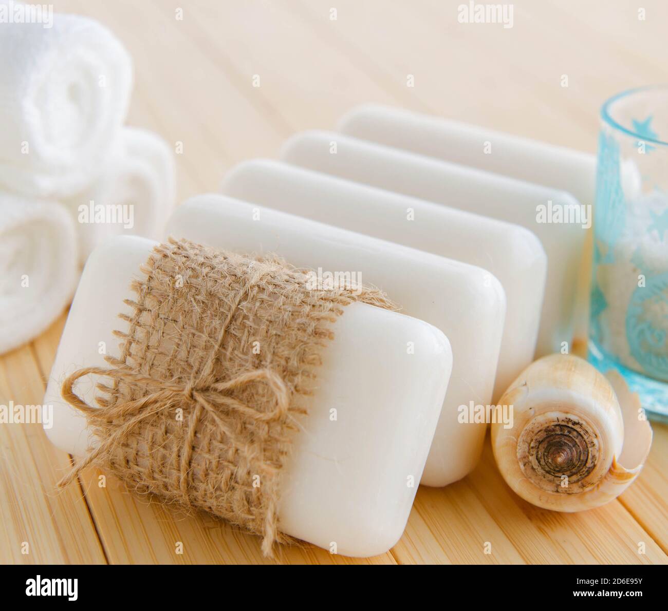 The healthy lifestyle concept with aromatic soaps Stock Photo - Alamy