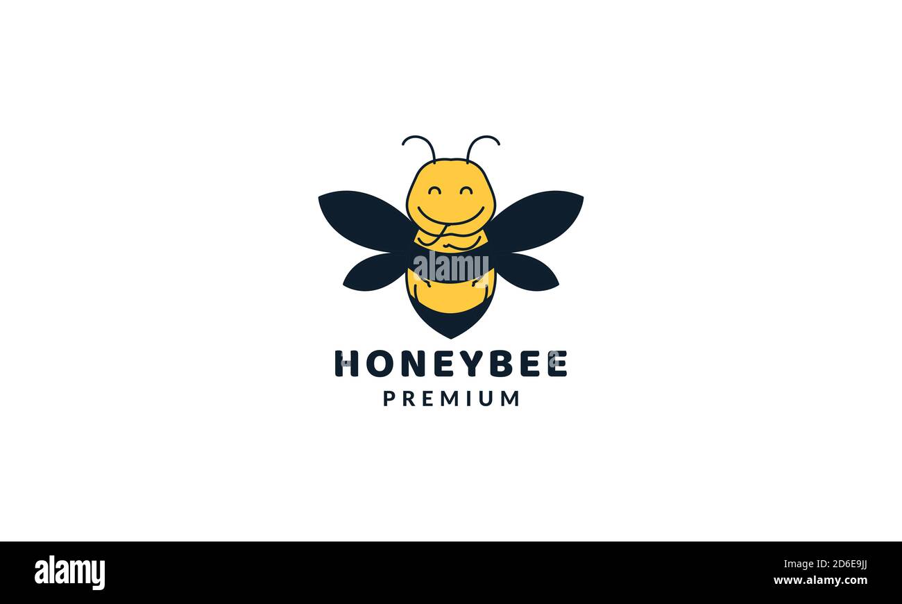 Fat happy bee Stock Vector Images - Alamy