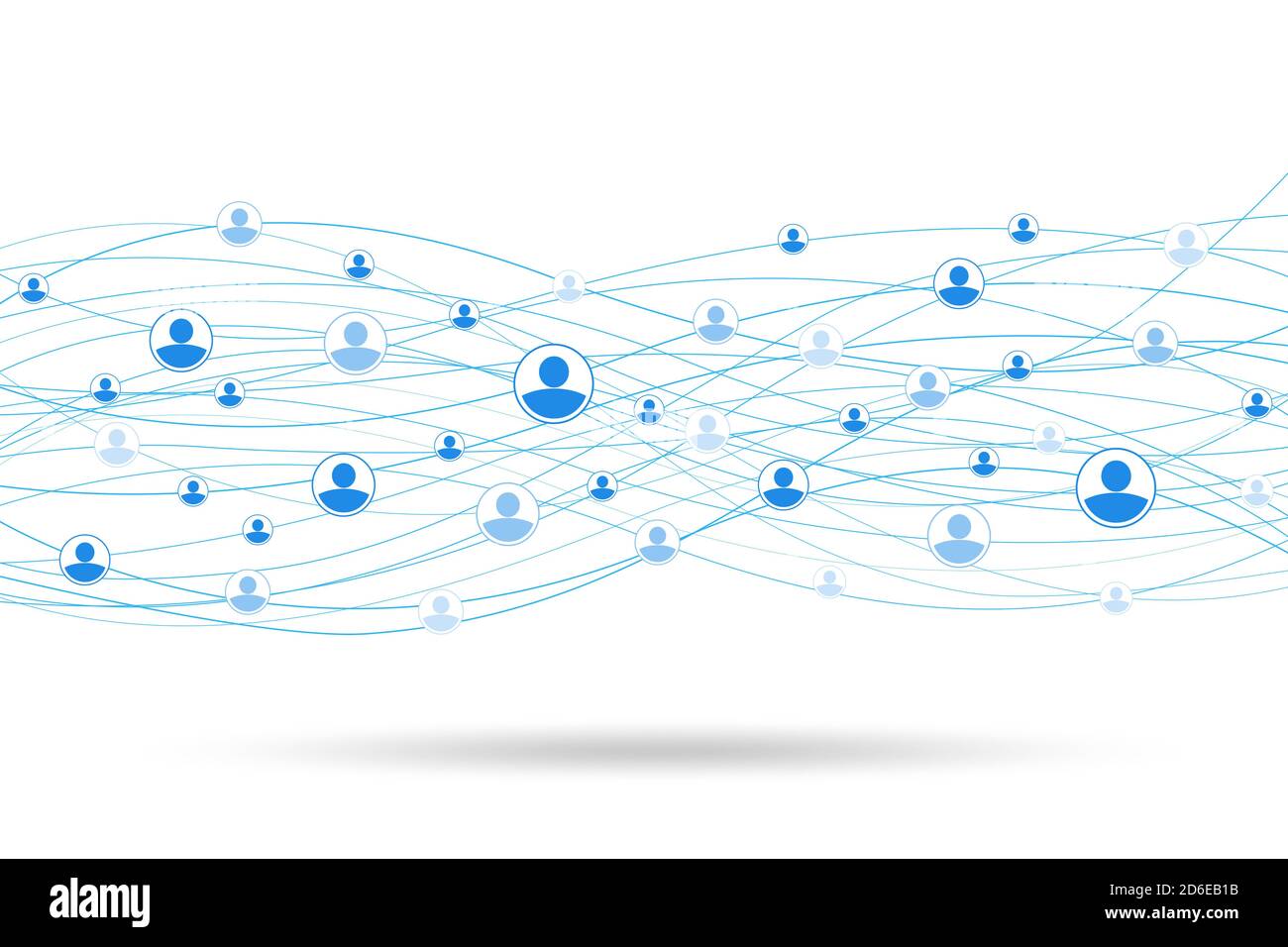 Social network concept with the people connecting Stock Photo - Alamy