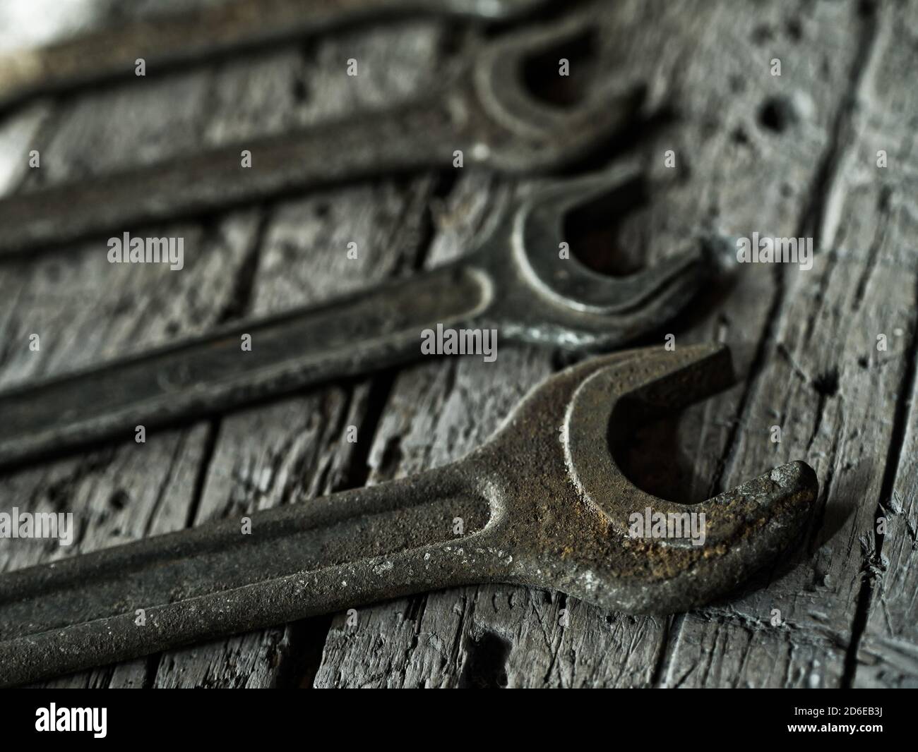Old wrenches hi-res stock photography and images - Alamy