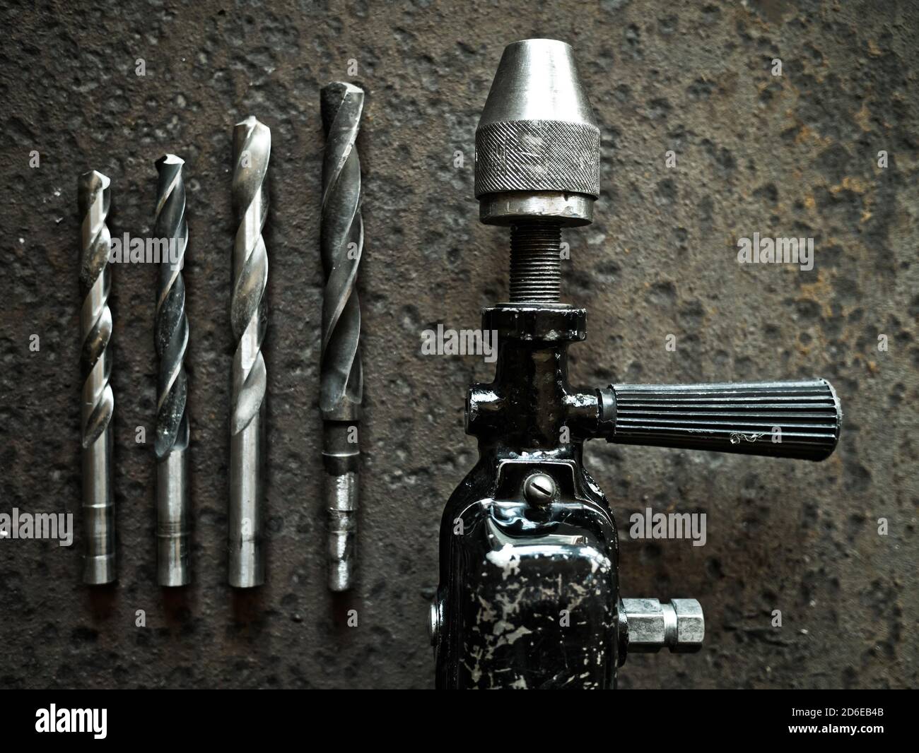 Old drill bits hi-res stock photography and images - Alamy