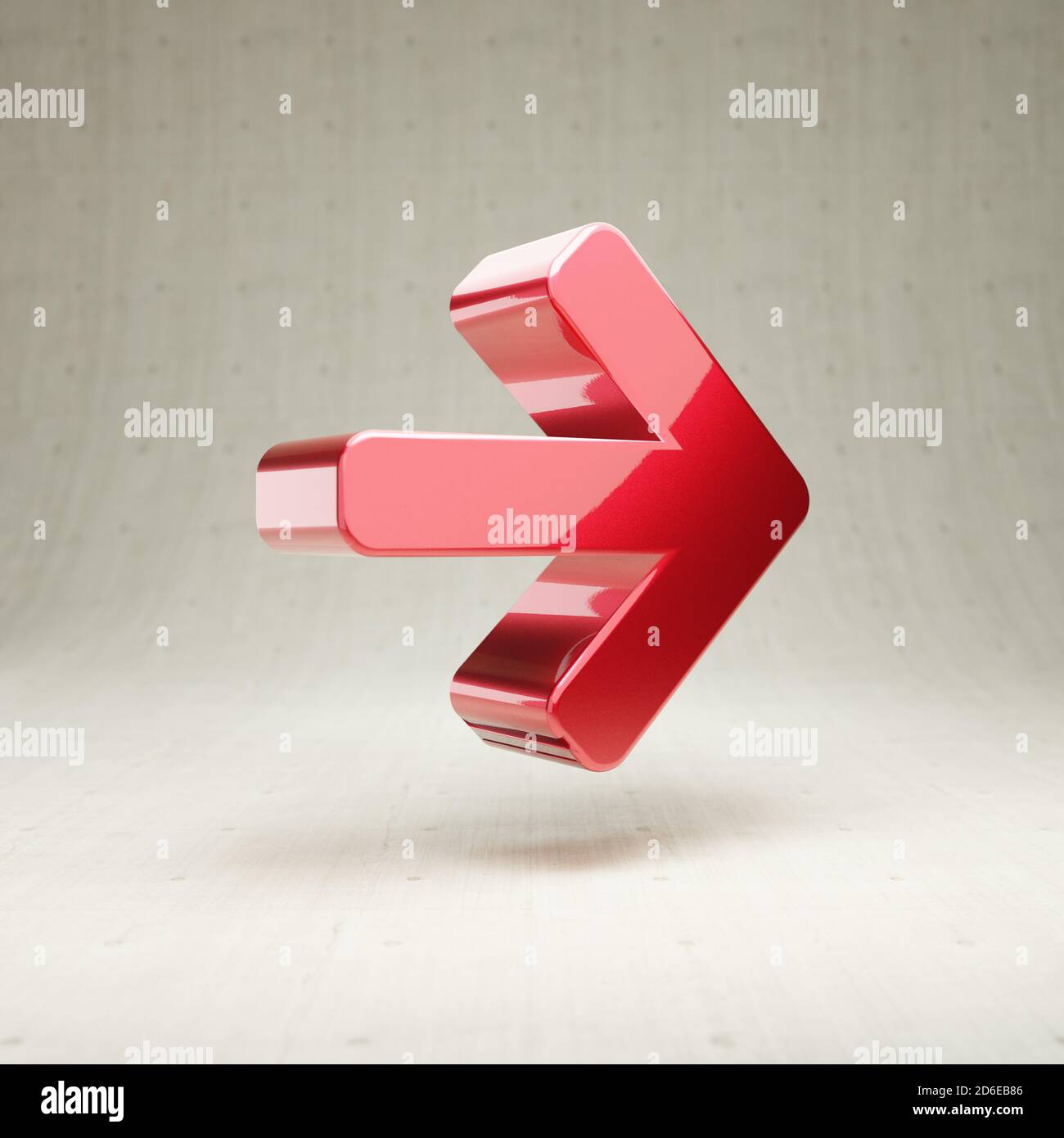 Arrow Right icon. Gold glossy Arrow Right symbol isolated on white ...