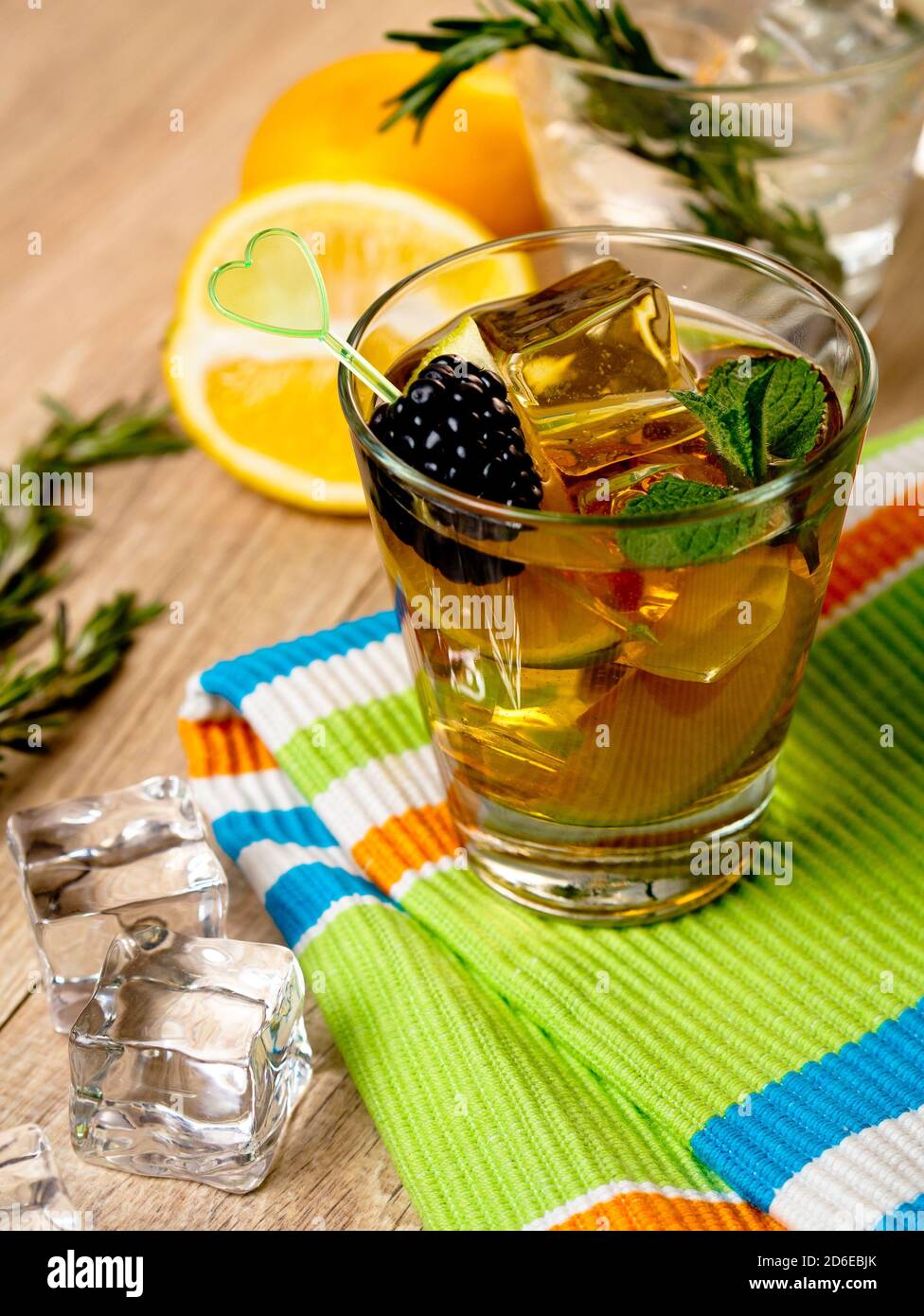 Cold refreshing summer drinks and cocktails Stock Photo - Alamy