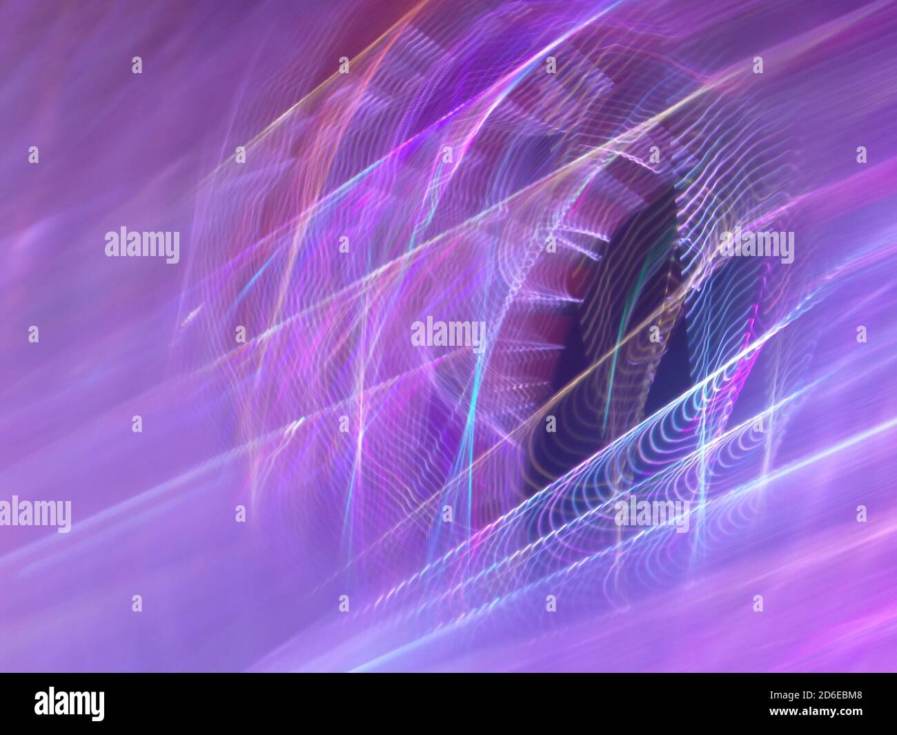 Cool futuristic illustration with vibrant sci-fi visualization Stock ...