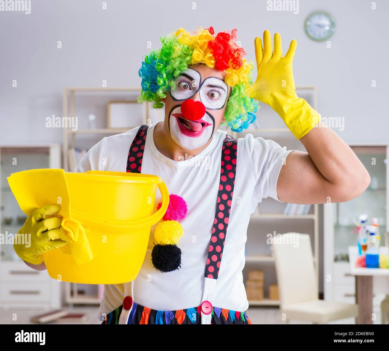 Cleaner cleaning comedy hi-res stock photography and images - Alamy