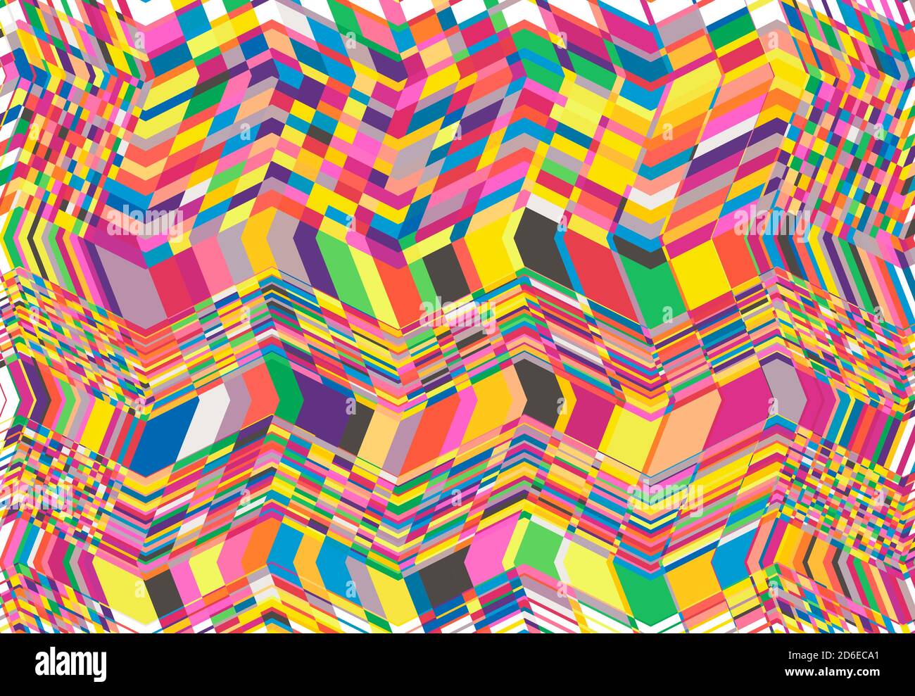 mosaic background, tessellation pattern. vibrant wavy, waving and ...