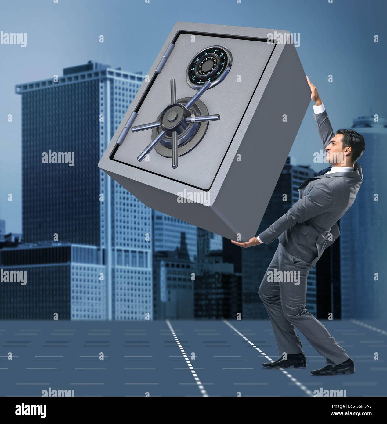 Security carry heavy box hi-res stock photography and images - Alamy